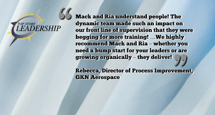 Leadership Speaker testimonial | Top Story Leadership